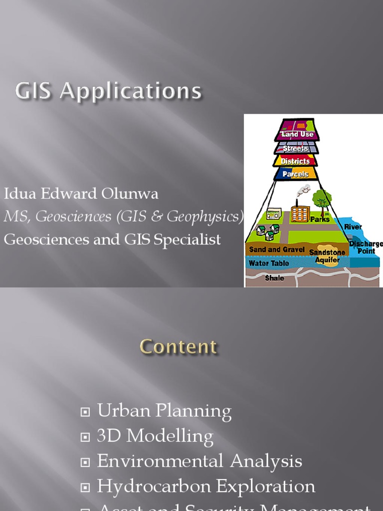 GIS Applications Presentation | PDF | Science & Mathematics