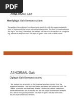 Types of Gait Abnormalities Explained | PDF | Spinal Cord | Peripheral ...
