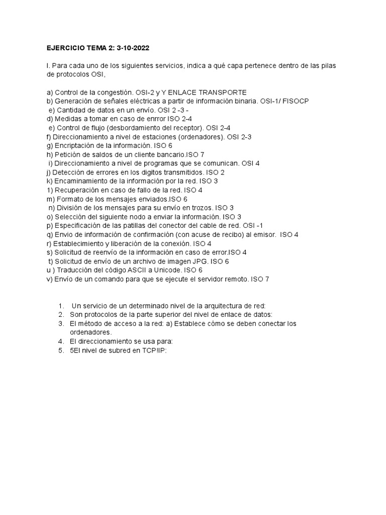 Ejercicio Tema 2 | PDF