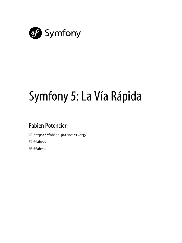 Symfony5 La Via Rapida | PDF | Creative Commons License | Computing
