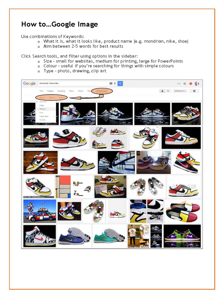 Google Image Search Tips & Tricks | PDF | Games & Activities