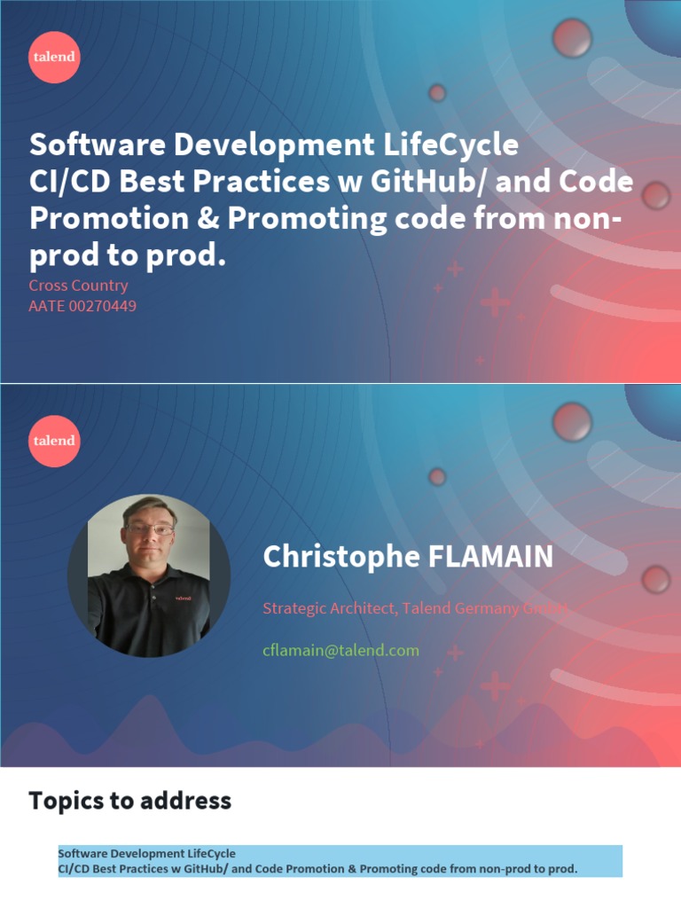 Talend 082022 | PDF | Software Development | Computer Programming