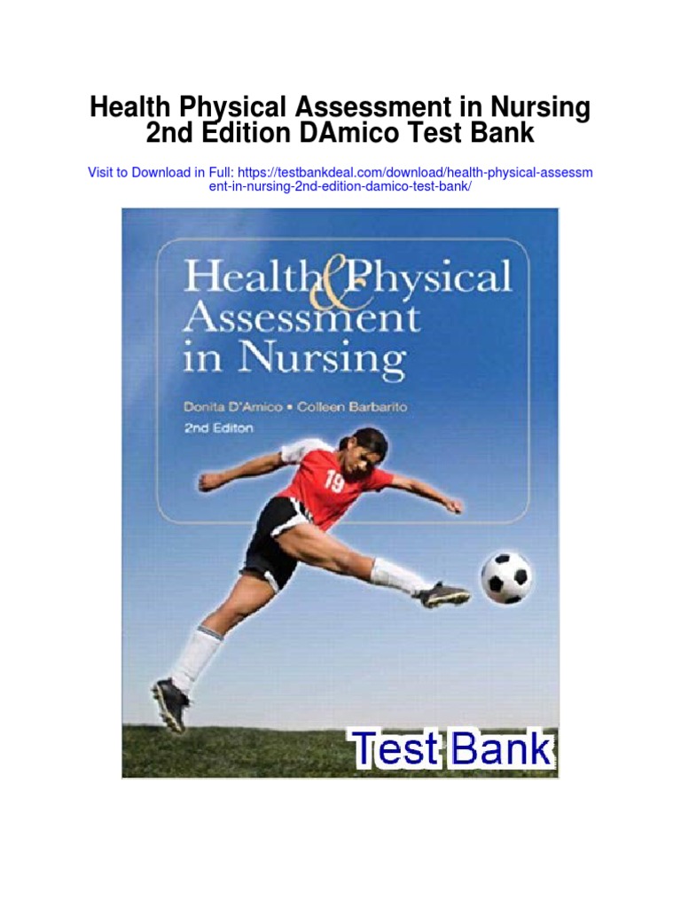 Health Physical Assessment in Nursing 2nd Edition Damico Test Bank ...