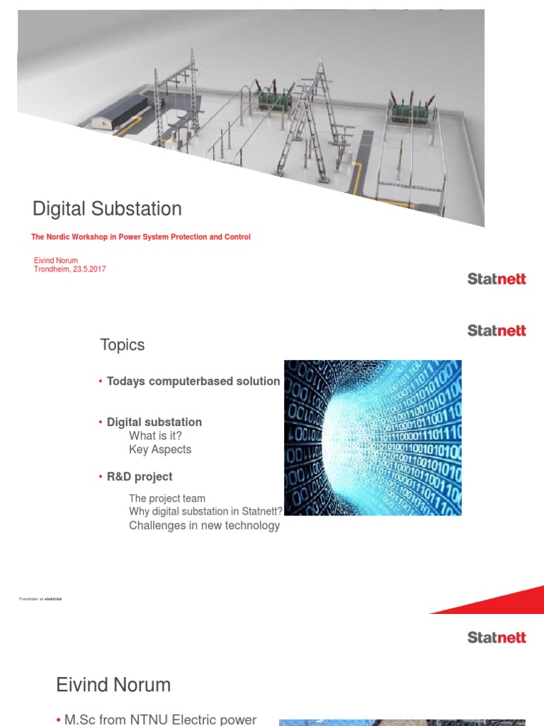 Statnett Digital Substation | PDF