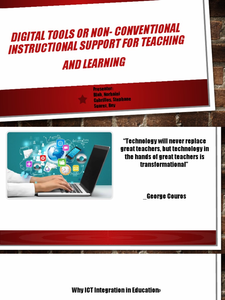 4.2 Digital Tools or Non-Conventional Instructional Support For ...