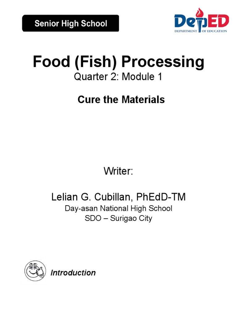 LAS 2nd Quarter WEEK 1 2 Grade 11 Food Processing CUBILLAN Edited | PDF | Wellness