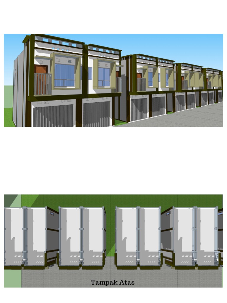 Desain Ruko 2 Lantai | PDF