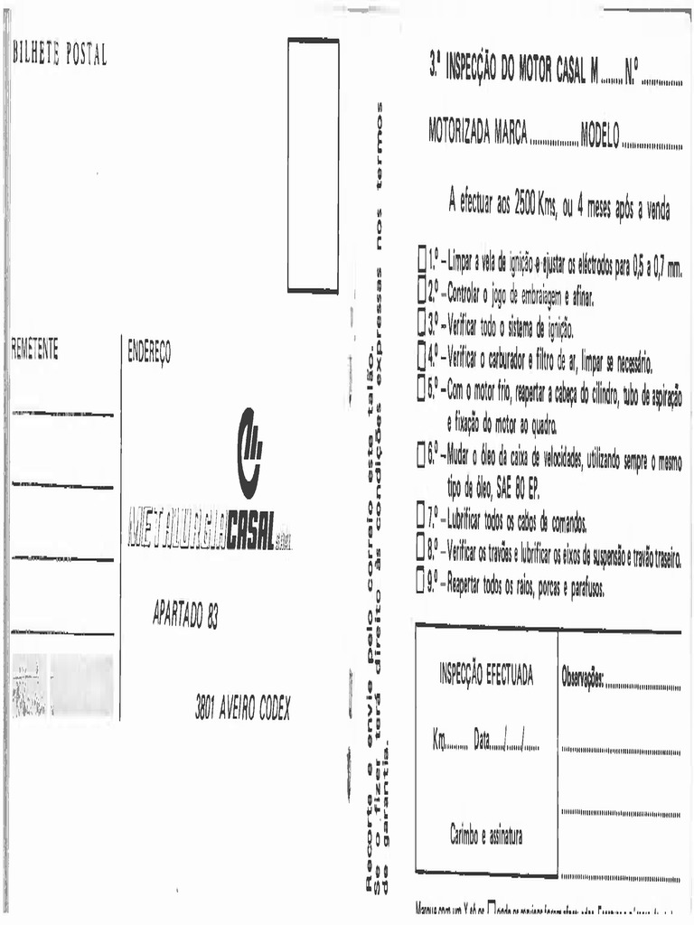 Casal 125 K276 18-Rev3 | PDF