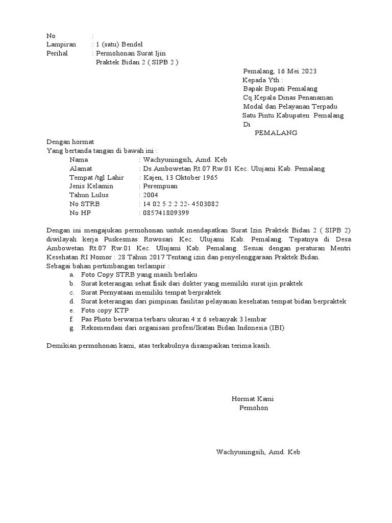 Permohonan Sipb 2 | PDF