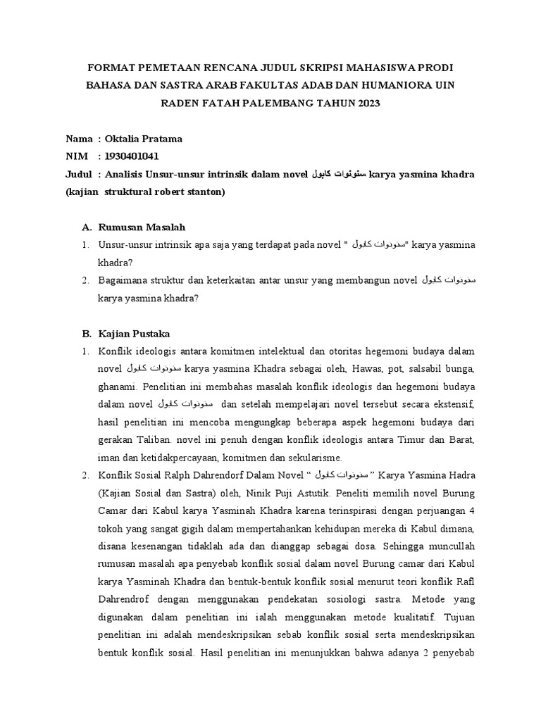 Pemetaan Oktalia P | PDF