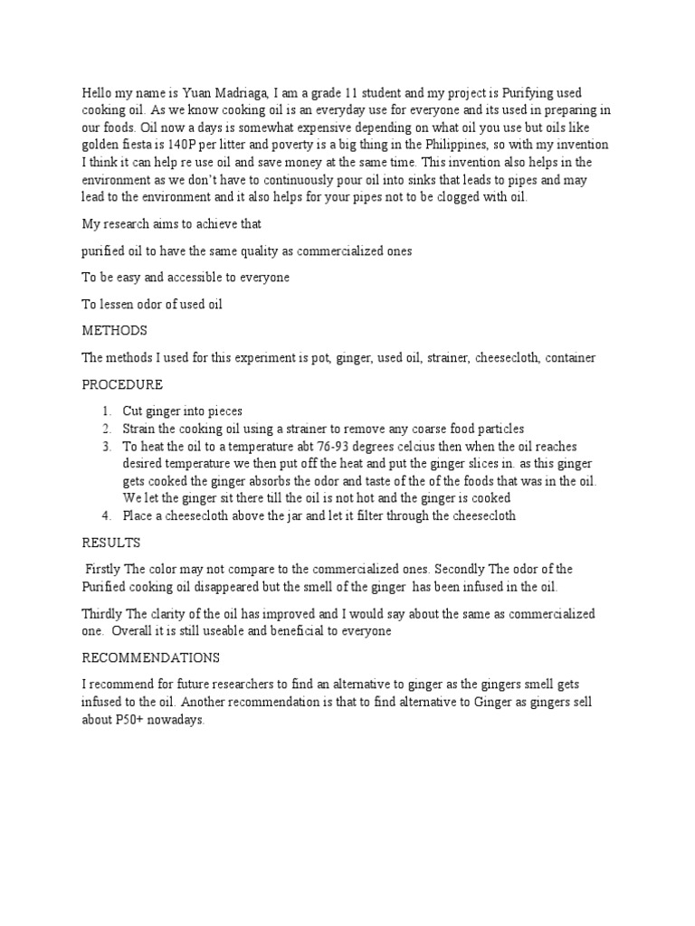 Science Fair Expla | PDF