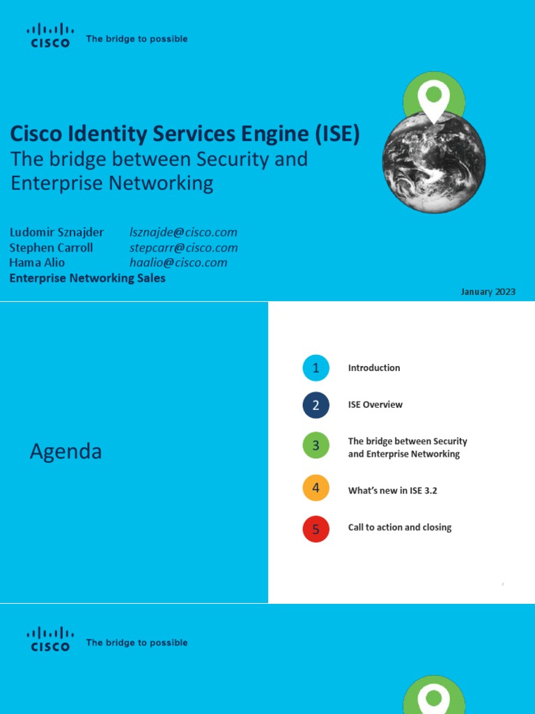 PIW Cisco Identity Services Engine ISE The Bridge Between Security and ...