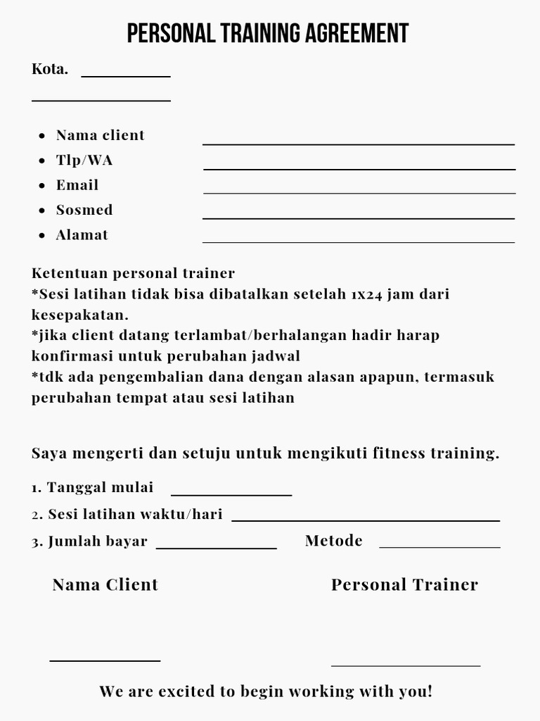 Personal Trainer | PDF