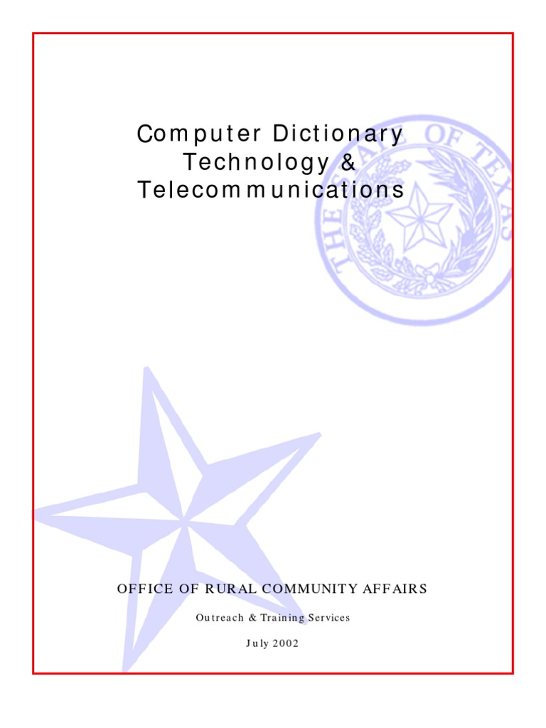 Computer Dictionary | PDF | Command Line Interface | Cache (Computing)