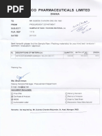 Letter To Lab For Testing Water Sample | PDF | Chemistry | Nature
