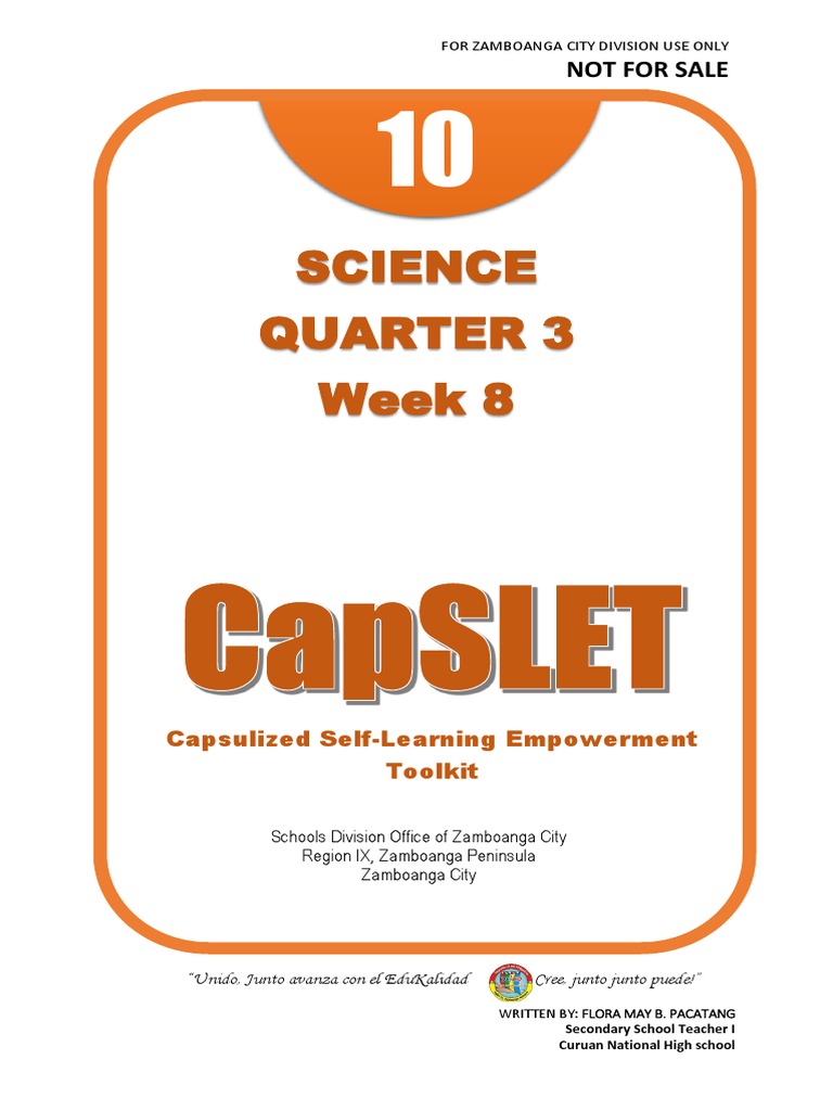 Science 10 Self Learning Module 8 | PDF | Logistic Function | Predation