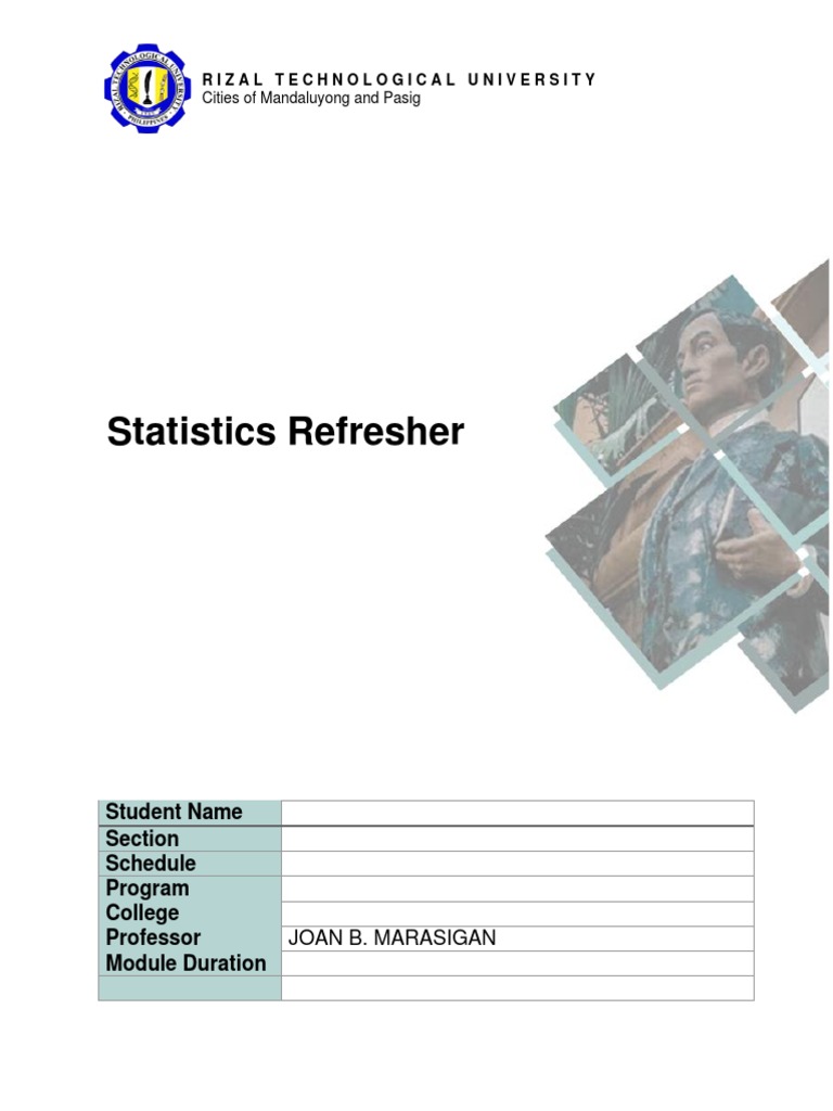 Module 3 - Statistics Refresher | PDF | Level Of Measurement | Standard Deviation