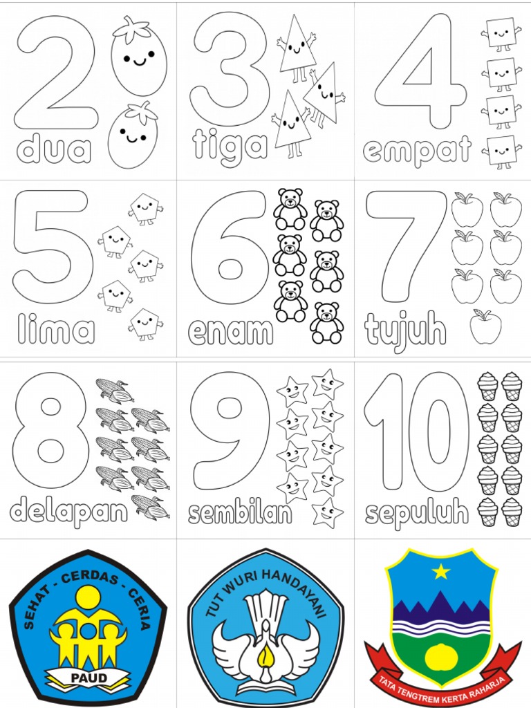 Warnai Angka | PDF