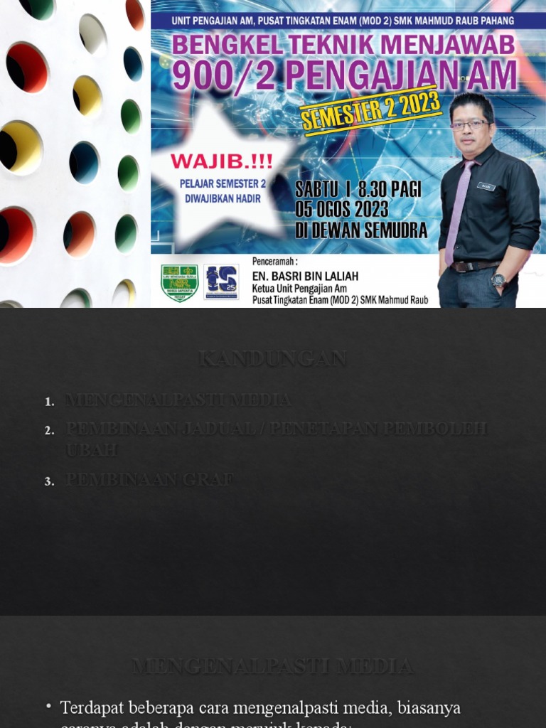 Bengkel Teknik Menjawab Sem 2 | PDF