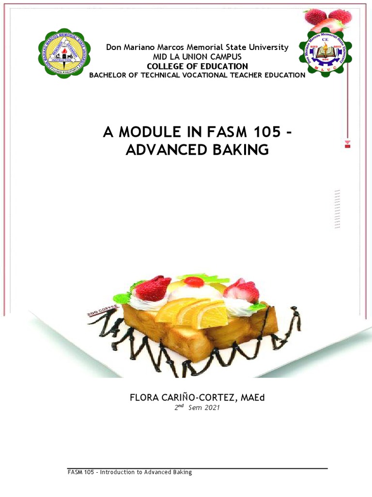 Fasm105 Module 1 | PDF | Flour | Cakes