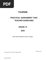 2024 Grade 10 Data Handling Task MG | PDF | Tourism