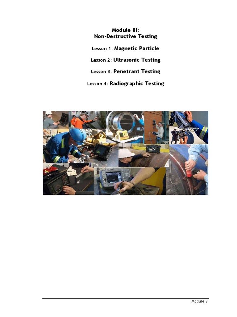 Module 3 Materials Science and Engineering Lab | PDF | Nondestructive ...