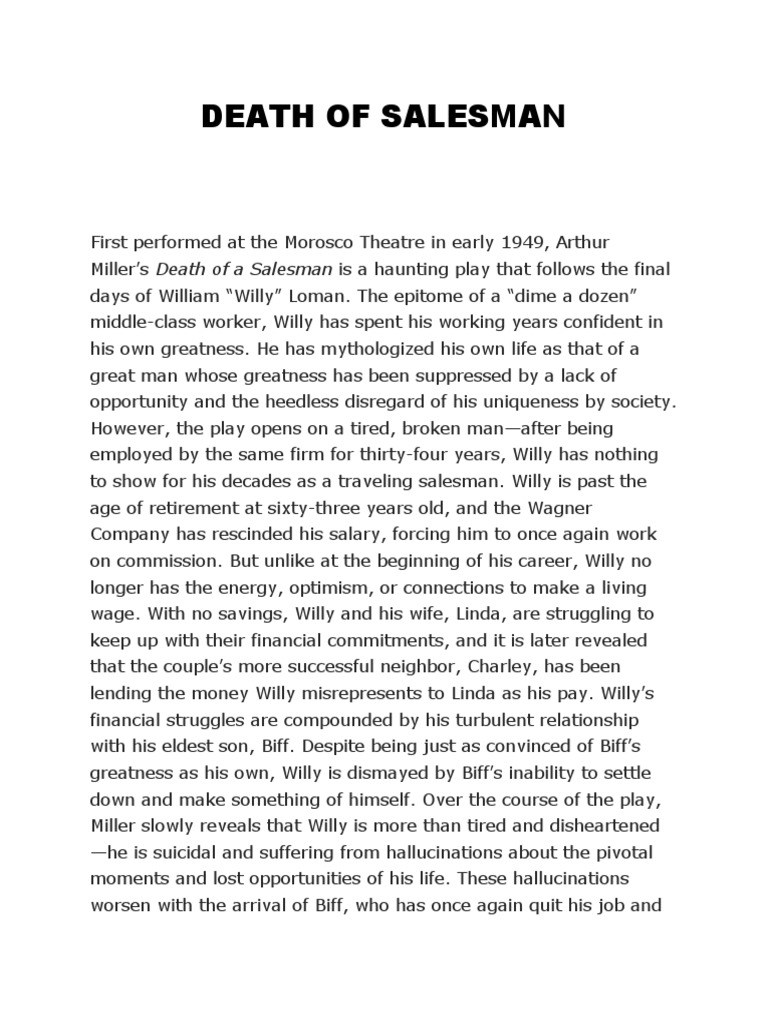 Death of Salesman | PDF