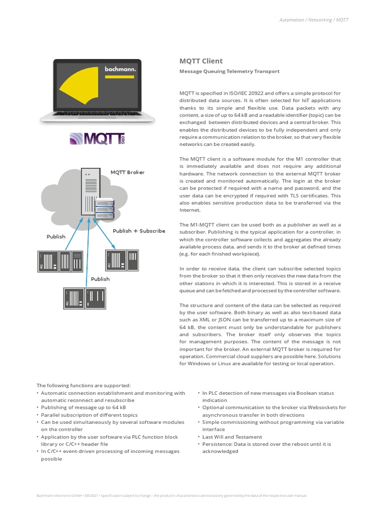 Software MQTT en | PDF | Communications Protocols | Internet