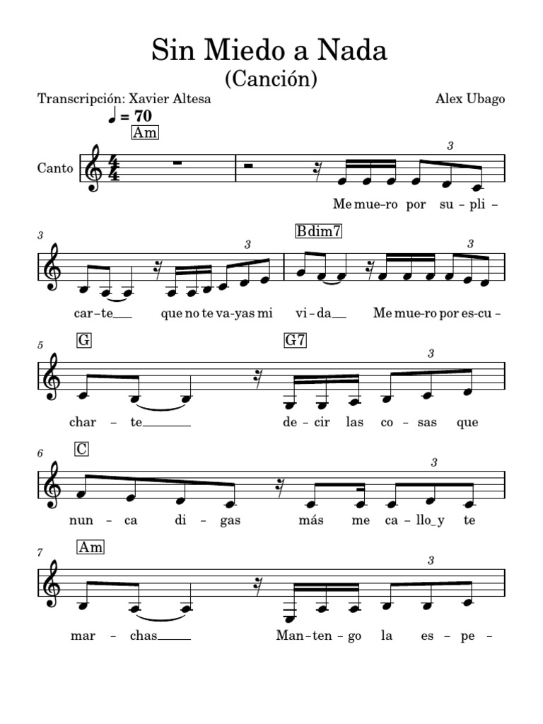 Sin Miedo A Nada | PDF