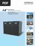 Single Phase Industrial Ups I4 Series | PDF | Power Inverter | Power ...
