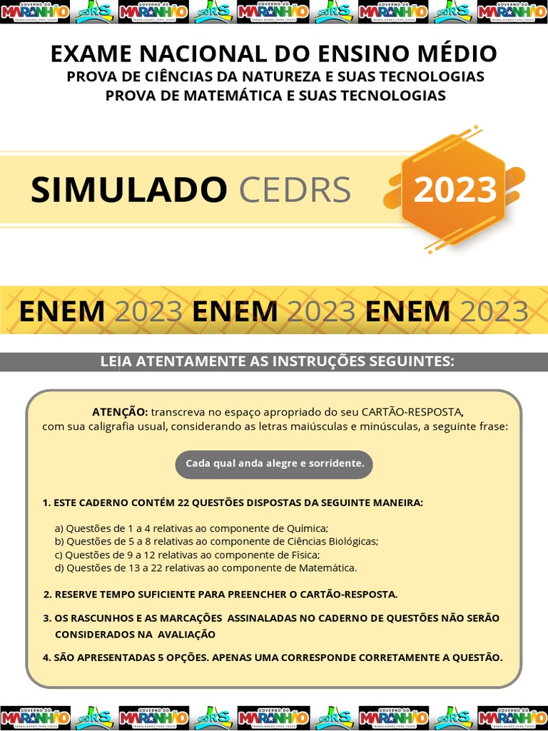 Capa de Simulado | PDF