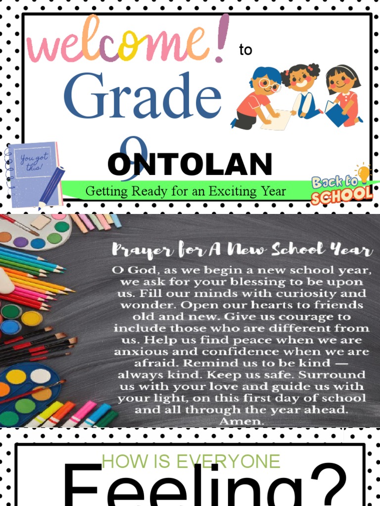 Welcome Back To School Presentations | PDF | Classroom | Teachers