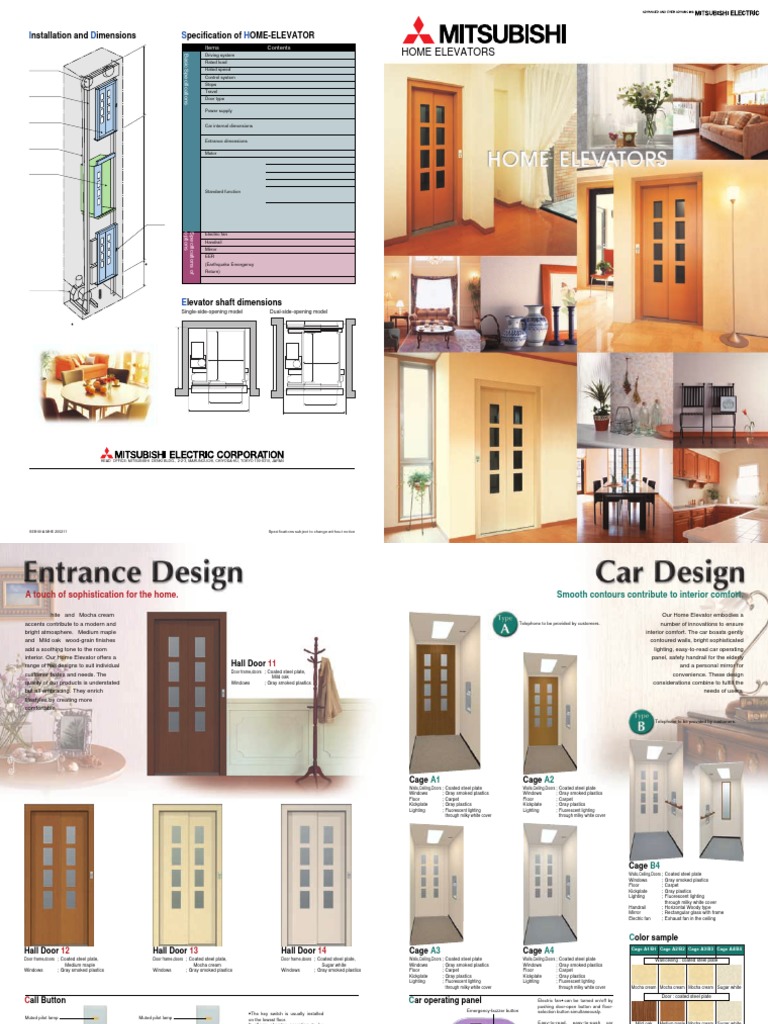 Catalog | PDF | Elevator | Door