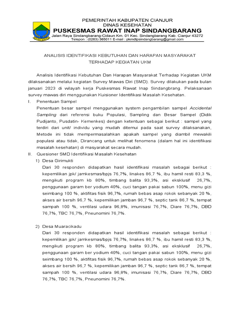 Analisis Hasil SMD Dan MMD 2023 | PDF