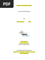 Final Report Binus Enrichment Program | PDF