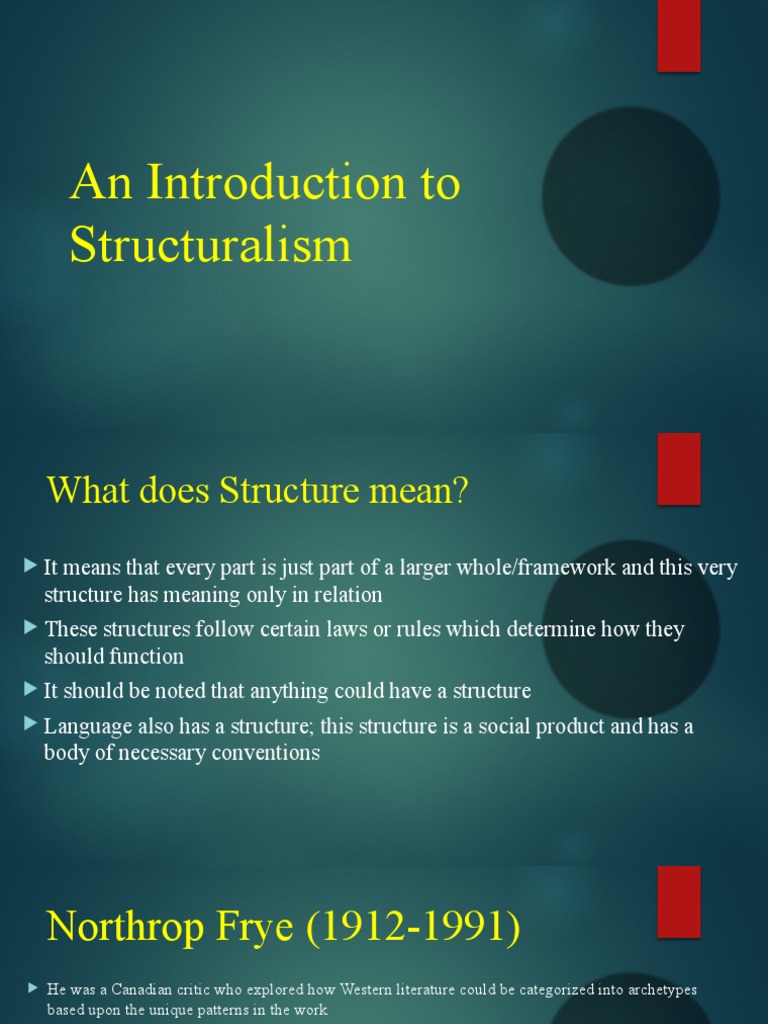 An Introduction To Structuralism | PDF | Linguistics | Human Communication
