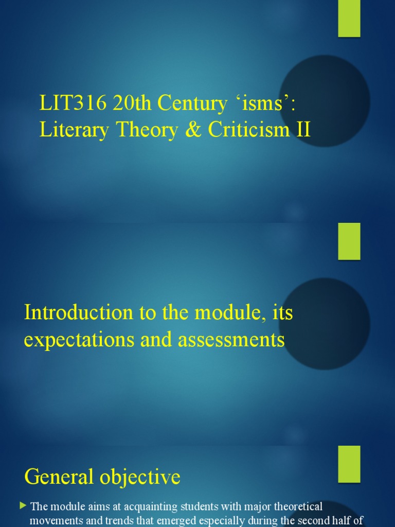 Introduction To The Module and Its Expectations | PDF | Language Arts ...