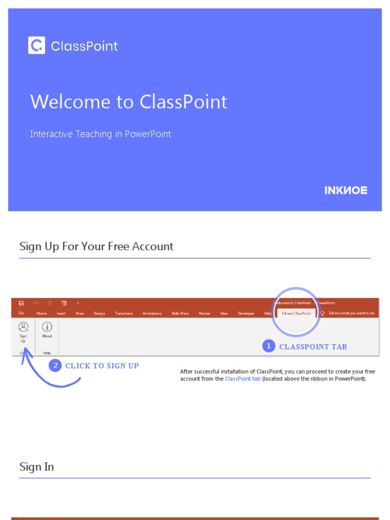 Welcome To ClassPoint | PDF