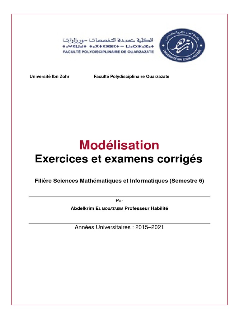 Exercices Examens + Correction Modélisation | PDF
