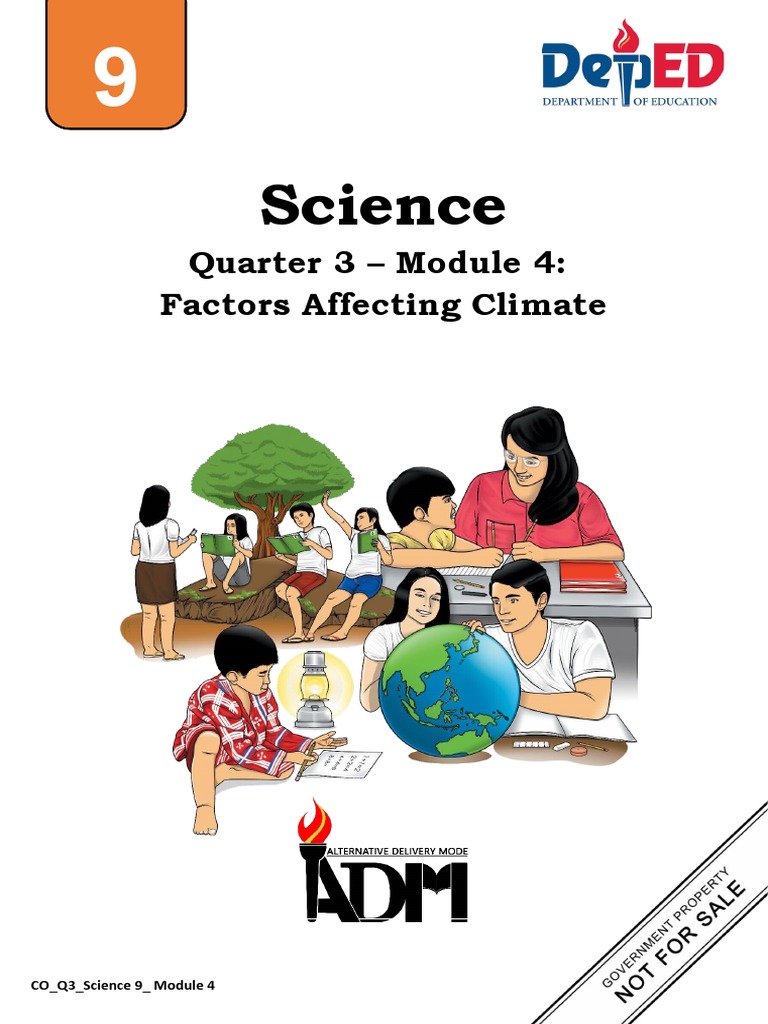 1science 9 - Q3 - Module 4 - Factors Affecting Climate | PDF ...