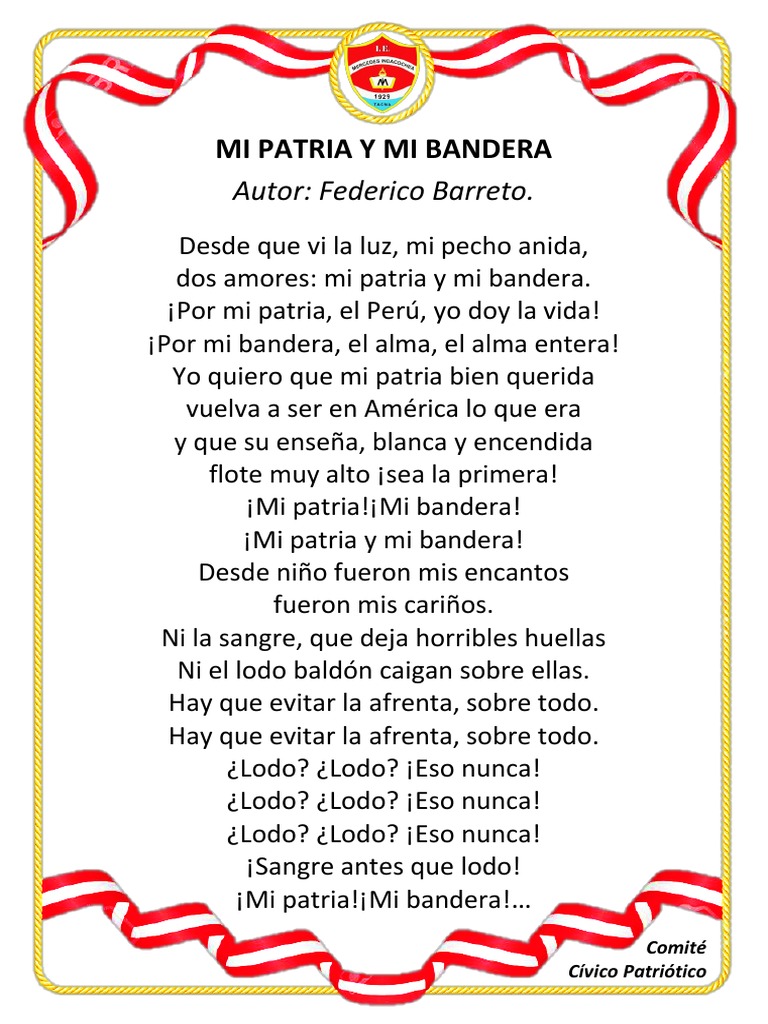 Mi Patria y Mi Bandera | PDF