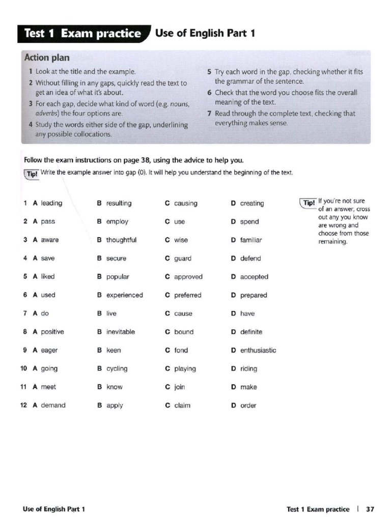 Use of English 1 | PDF