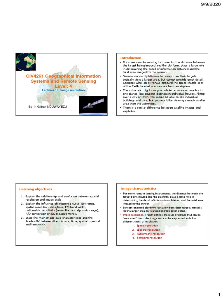 UNIT-10 L10 - Image Resolutions | PDF | Image Resolution | Optical ...