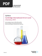 A-Level Chemistry Syllabus | PDF | Chemical Bond | Intermolecular Force