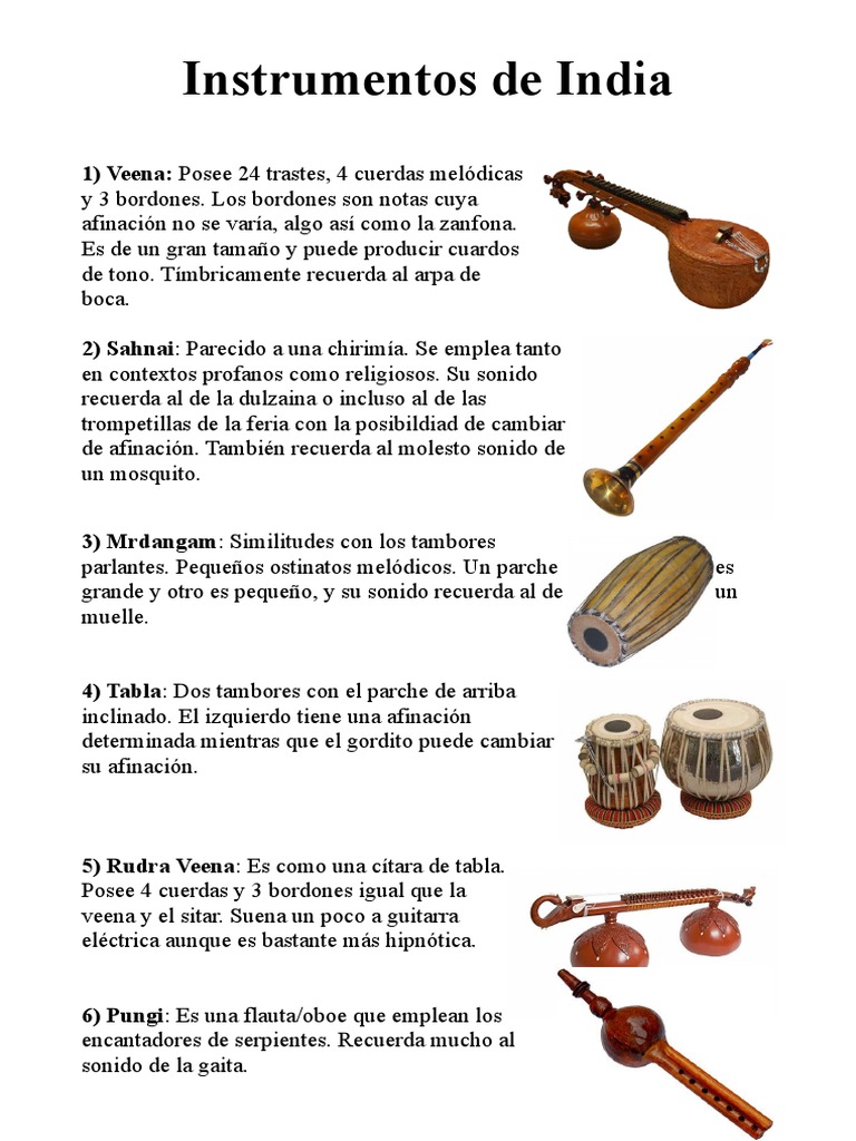 Instrumentos India | PDF