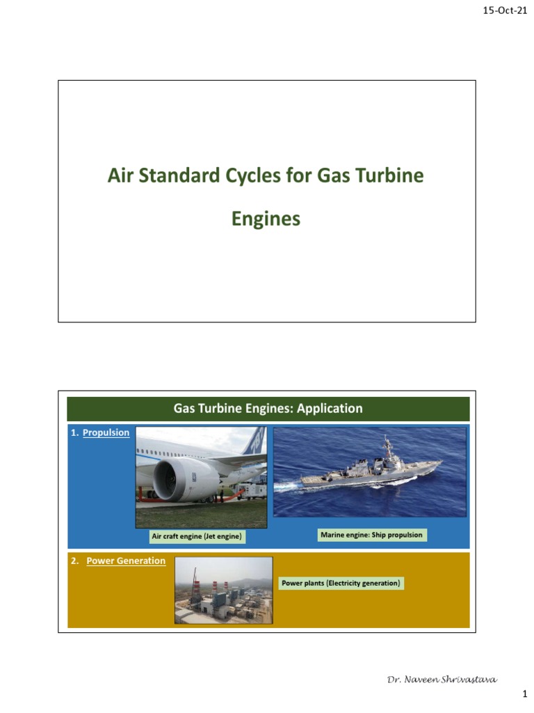 Chapter 3 Gas Turbine Cycle Part 1 | PDF | Technology & Engineering