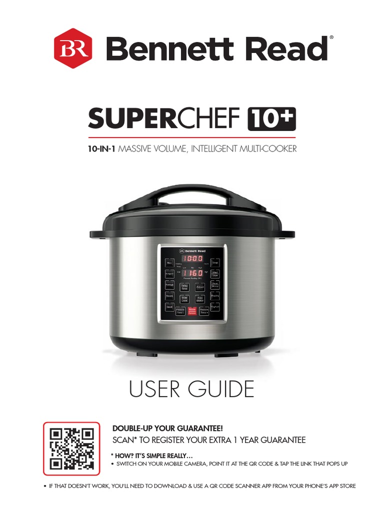 Bennett Read Super Chef 10 Plus Manual | PDF | Slow Cooker | Pressure ...