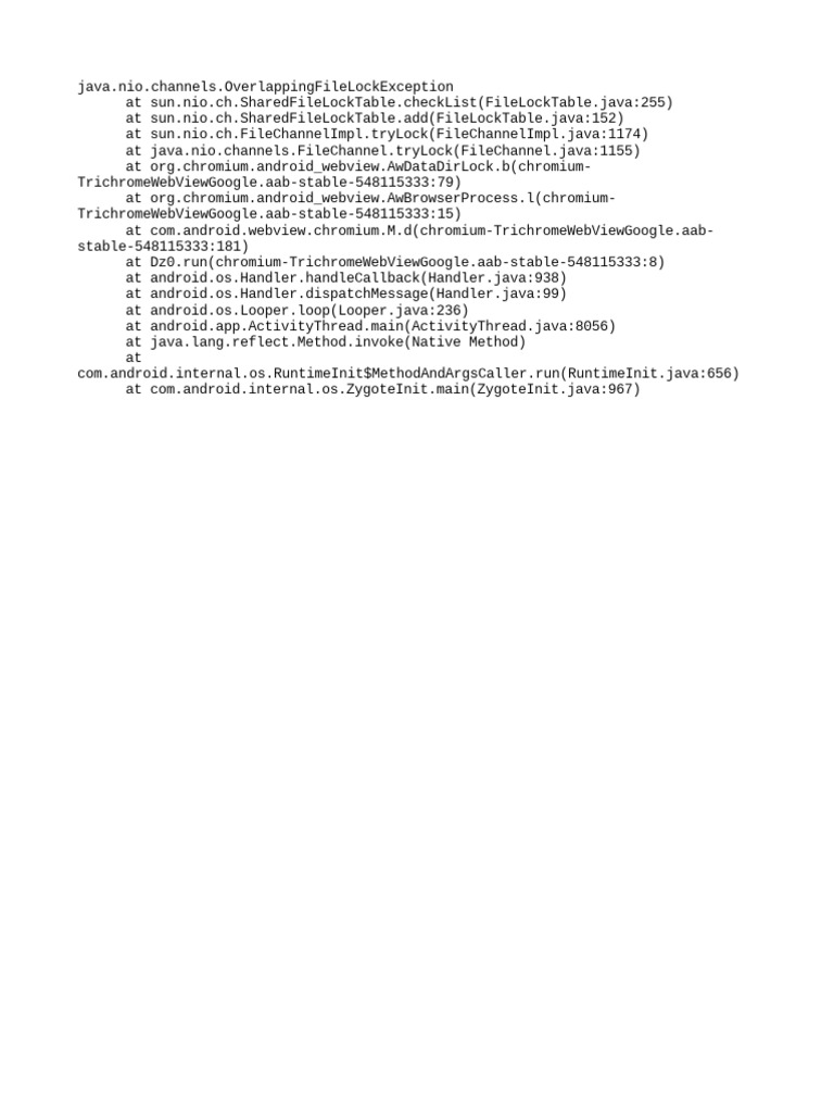 Last Crash Log | PDF