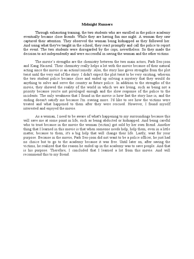 Midnight Runners | PDF