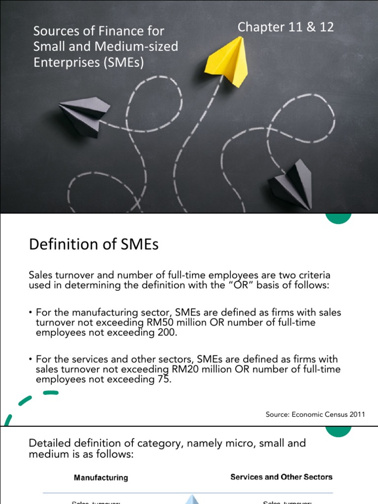 Chapter 11 & 12 Sources of Finance For Small and Medium-Sized Enterprises | PDF | Factoring ...